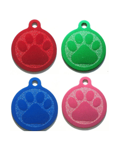 Custom Engraved Anodized Aluminum Pet Tags for Dog & Cat